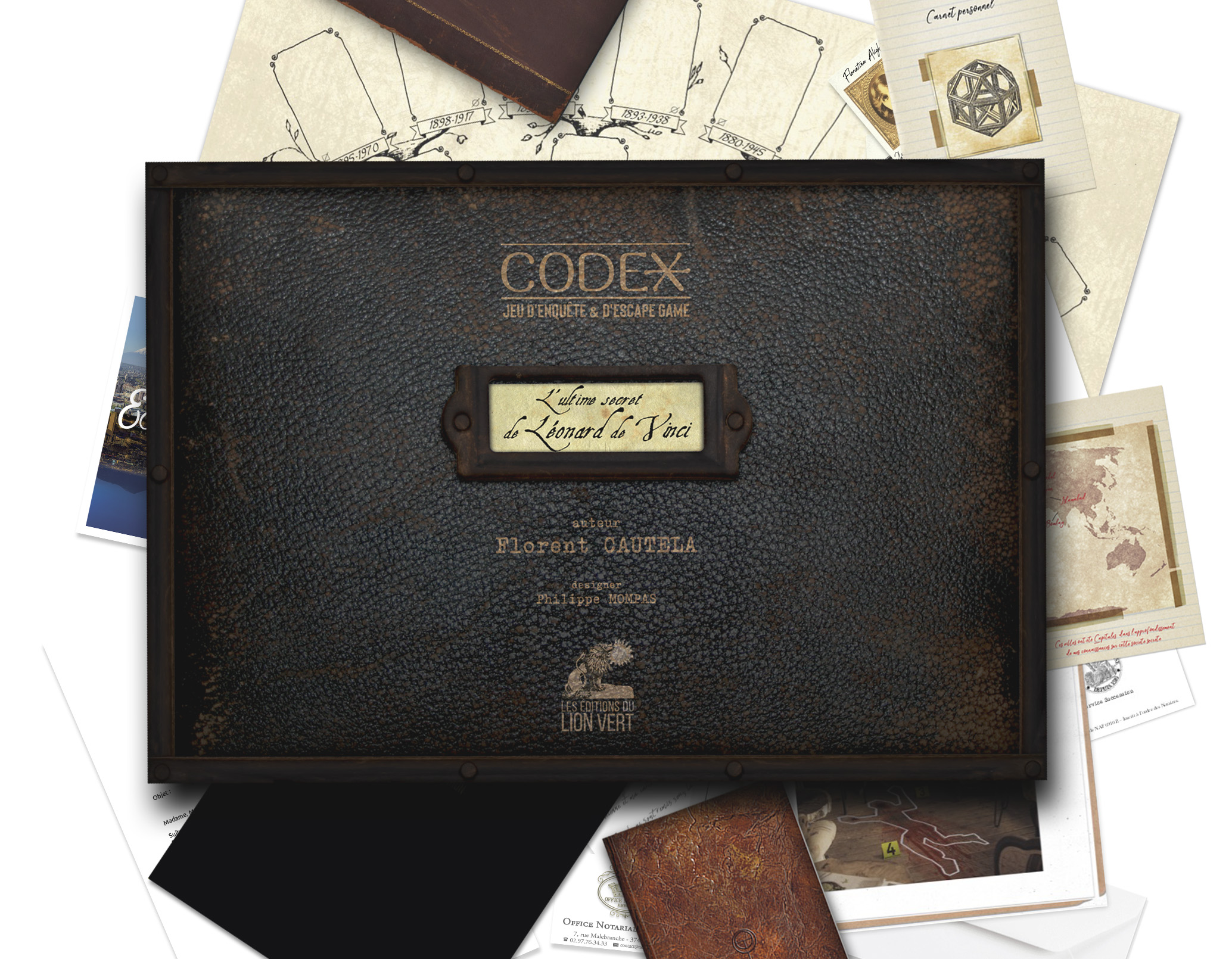 Nos sales pattes sur Codex, l'Ultime Secret de Léonardo Da Vinci - Jeux ...